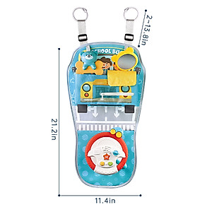 Baby car toys with steering wheel center for play and kick (Car)