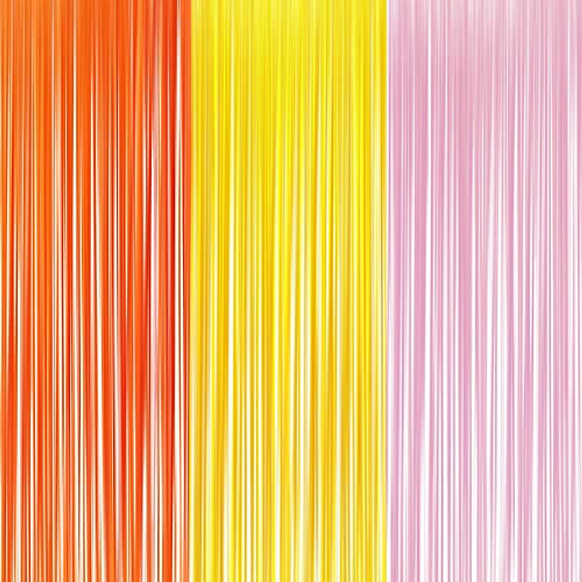 Juexica 3 Pack Groovy Foil Fringe Curtain Groovy Photo Booth Foil Curtain Backdrop Boho Party Decorations Groovy Party Decorations (3.2 x 6.6 ft),Orange, Yellow, Pink