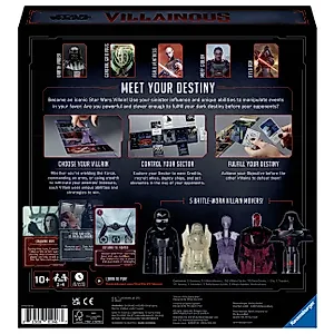 Ravensburger Star Wars Villainous: Power of The Dark Side - Engaging Strategy Game | Immersive Star Wars Universe Experience | Unique Villain Objectives | Perfect for Ages 10+, 2 - 4 Players