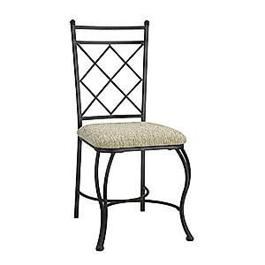 Dorel Living Jersey 5-Piece Dinette, Black/Beige