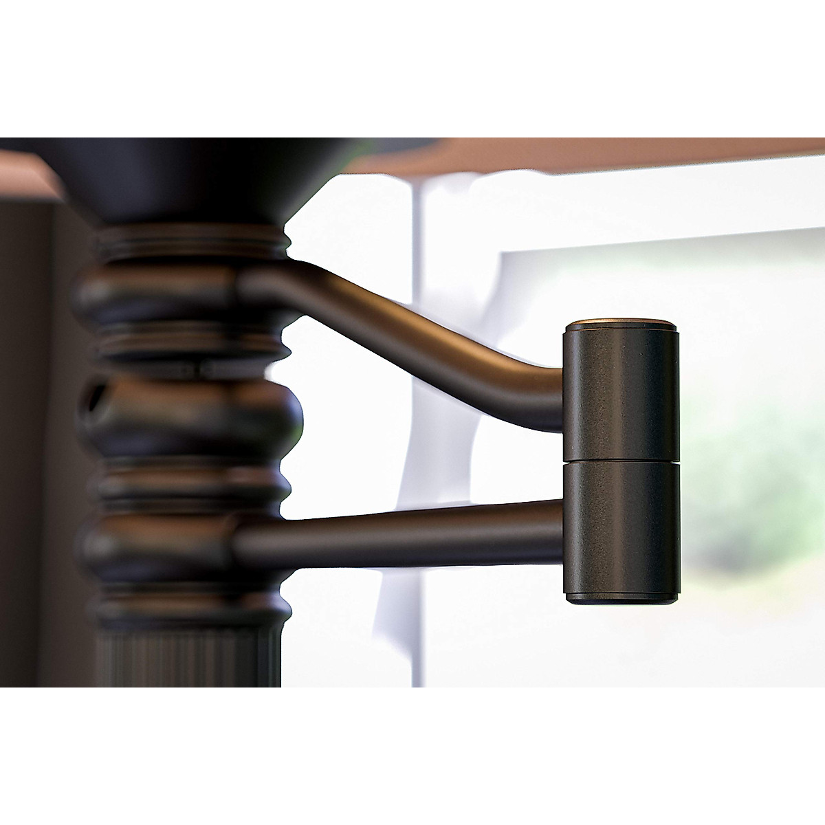 Kenroy Home 32215CBZ Riverside Swing Arm Floor Lamp with Copper Bronze Finish, Classic Style, 59" Height, 24" Width, 18.625" Depth