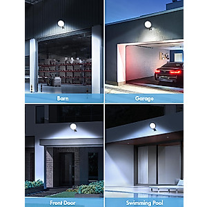 3 Pack Dusk to Dawn Outdoor Lighting, LED Barn Light with 150° Adjustable Photocell, 150W 20000LM 6500K Daylight Outdoor Lights, IP66 Waterproof Area Street Light for Farmhouse Barns Warehouse Yard