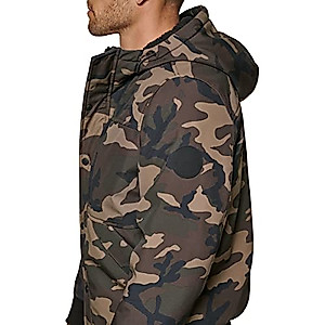Levi's Men's Soft Shell Sherpa Lined Hoody Bomber Jacket, Camouflage, XX-Large