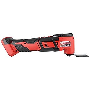 Milwaukee 2626-20 M18 18V Lithium Ion Cordless 18,000 OPM Orbiting Multi Tool with Woodcutting Blades and Sanding Pad with Sheets Included (Battery Not Included, Power Tool Only)