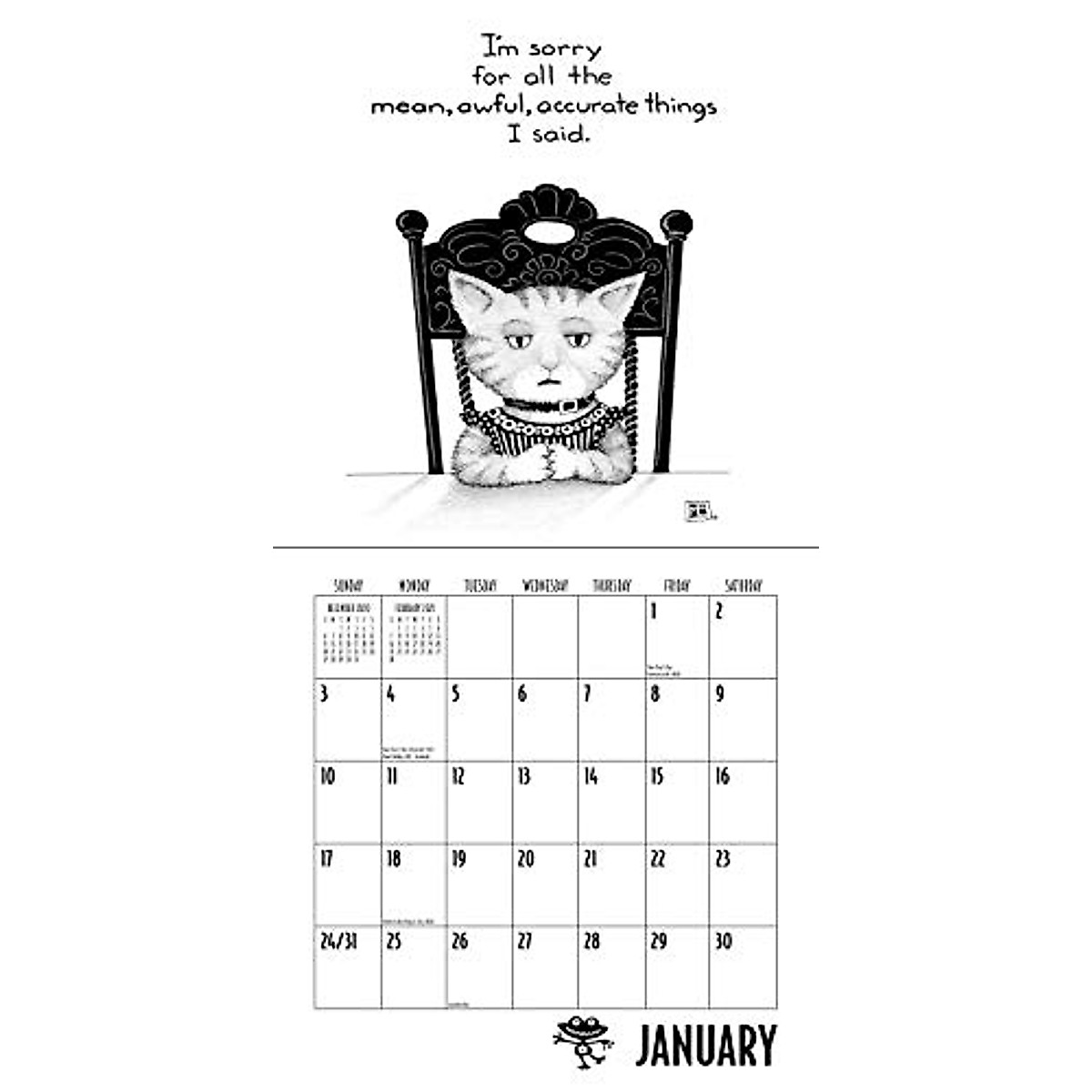 Mary EngelDark 2021 Wall Calendar: From the Shadier Side of Mary Engelbreit