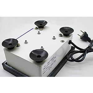 VIBURISH Lab Small Square Quartet Vibrator - Plaster Oscillator Gypsum Mixing Machine with High/Low Control Function