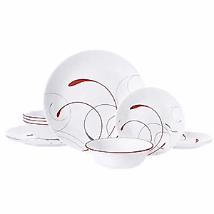 Corelle Splendor 12-piece Chips & Cracks Resistant Dinnerware Set, Service for 4