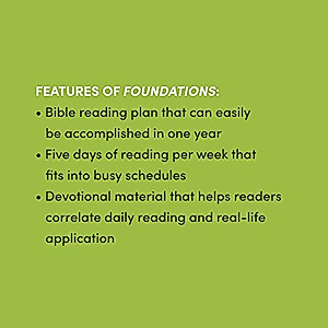 Foundations: A 260-Day Bible Reading Plan for Busy Believers (Journal) by Robby Gallaty (2015-11-01)