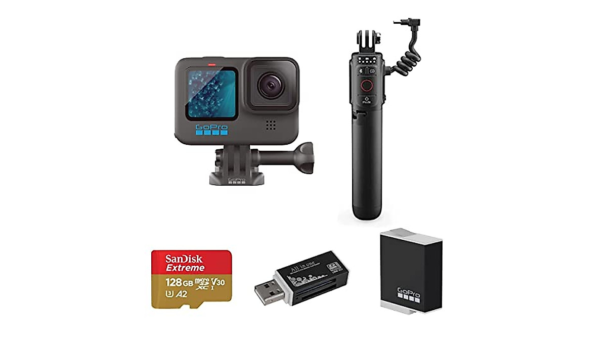 GoPro HERO11 Black Waterproof Action Camera Vlogging Bundle