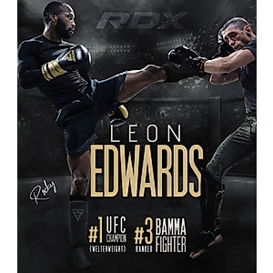 RDX Shin Guards Kickboxing Muay Thai, SATRA Approved, MMA Leg Instep Protection Pads