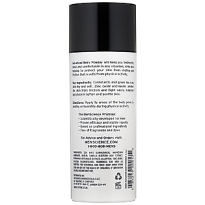 MenScience Androceuticals Advanced Body Powder, 3.4 oz