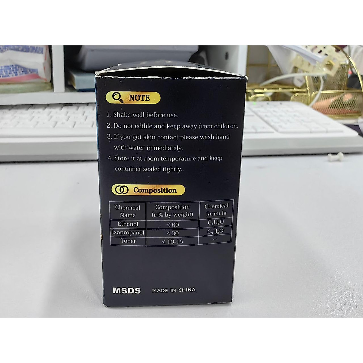 Wayin Metallic Alcohol Ink Set - 6 Color Metallic Alcohol Pigment Resin Dye, Concentrated Extreme Shimmer Alcohol-Based Inks for Epoxy Resin Yupo Tumbler Cups Acrylic Pouring Paint (15ml/.5 fl oz )