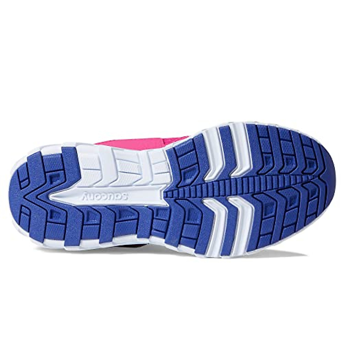 Saucony Wind 2.0 Alternative Closure Sneaker, Pink/Blue/Grey, 2 Wide US Unisex Big_Kid