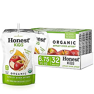 Honest Kids Appley Ever After Juice Drink, 6.75 Fluid Ounce - 8 per pack - 4 packs per case.4