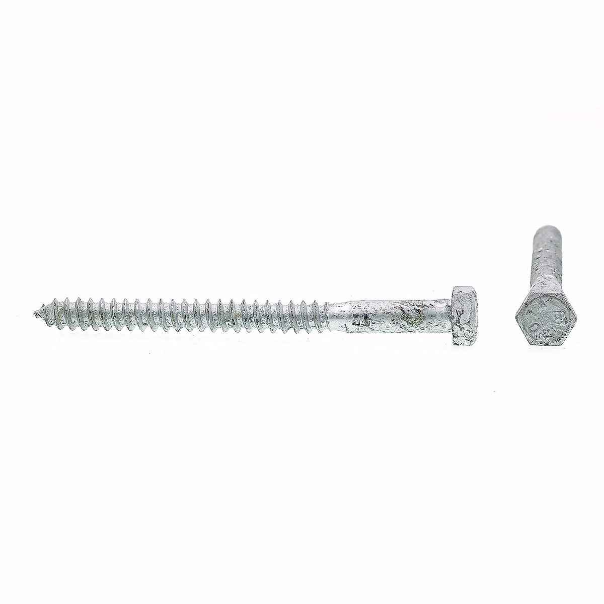 Prime-Line 9055859 Hex Lag Screws, 5/16 In. X 4 In., A307 Grade A Hot Dip Galvanized (50 Pack)
