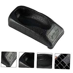 HOLIDYOYO 2pcs Oyster Seat Oyster Shucking Oyster Trays Seafood Shucking Clamp Oyster Stand Holder Shucker Tool Kitchen Utensils Holder Oyster Knife Shucker Oyster Opener Clamp Pan Black Pvc