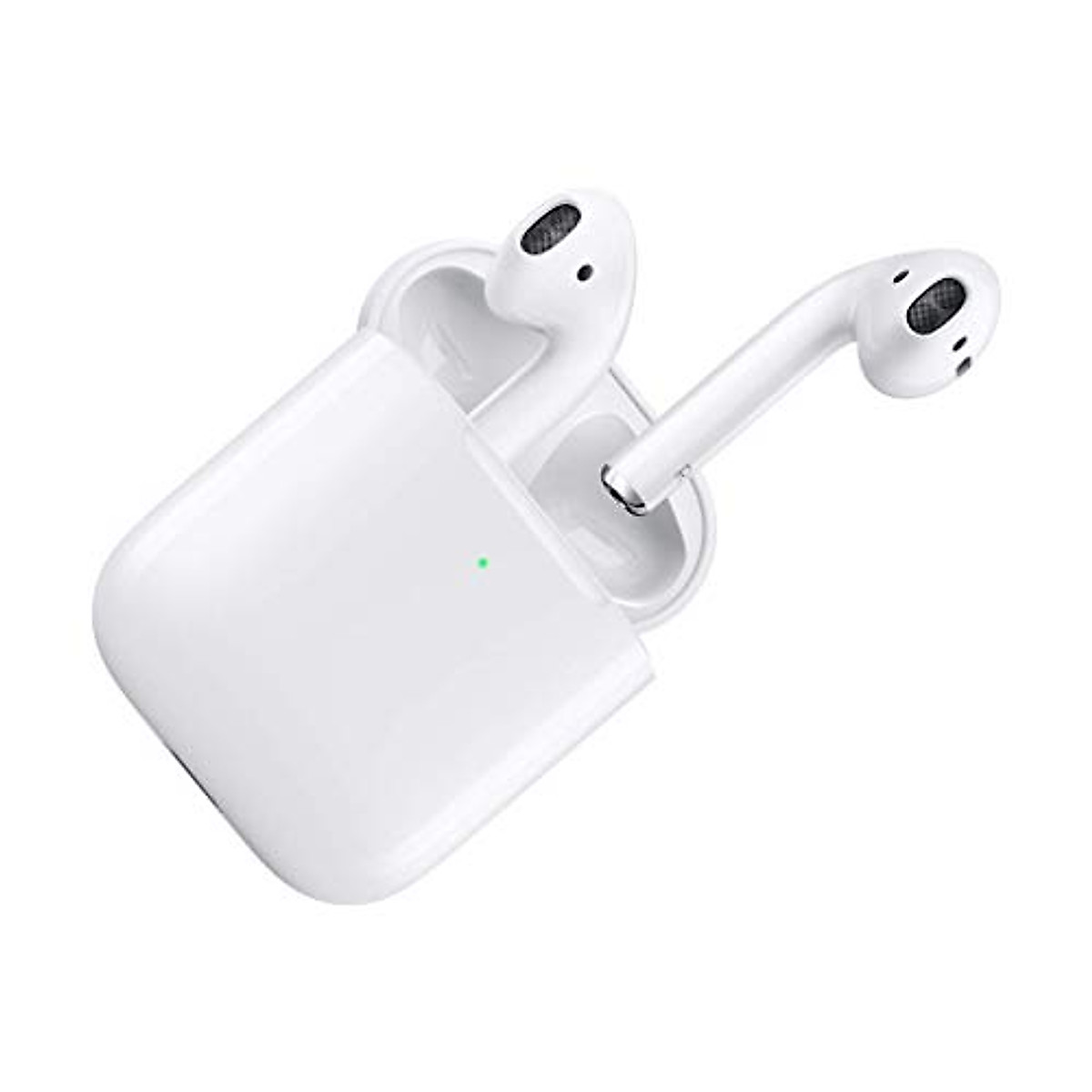 Apple AirPods with Wireless Charging Case - White (Renewed)