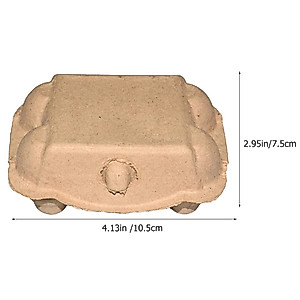 Happyyami 20pcs Egg Cartons Egg Tray Holder 6 Count Eggs Keeper Egg Bulk Container for Family Farm Market Camping Picnic Travel