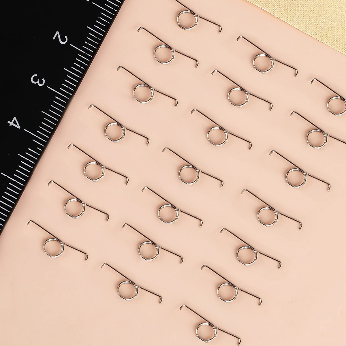 AIEX 30pcs Trigger Button Springs, Springs for PS5 Controller L2 R2 Springs Replacement PS5 Trigger Springs Compatible with Playstation PS5 Controller Parts