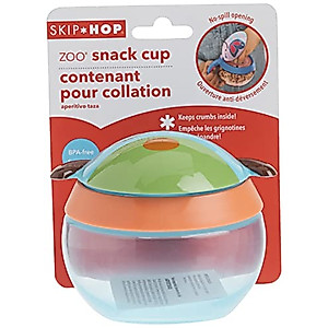 Skip Hop Plastic Baby Snack Container, Zoo Snack Cup, Dog