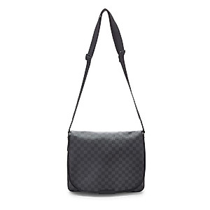 Louis Vuitton, Pre-Loved Damier Graphite Daniel GM, Black