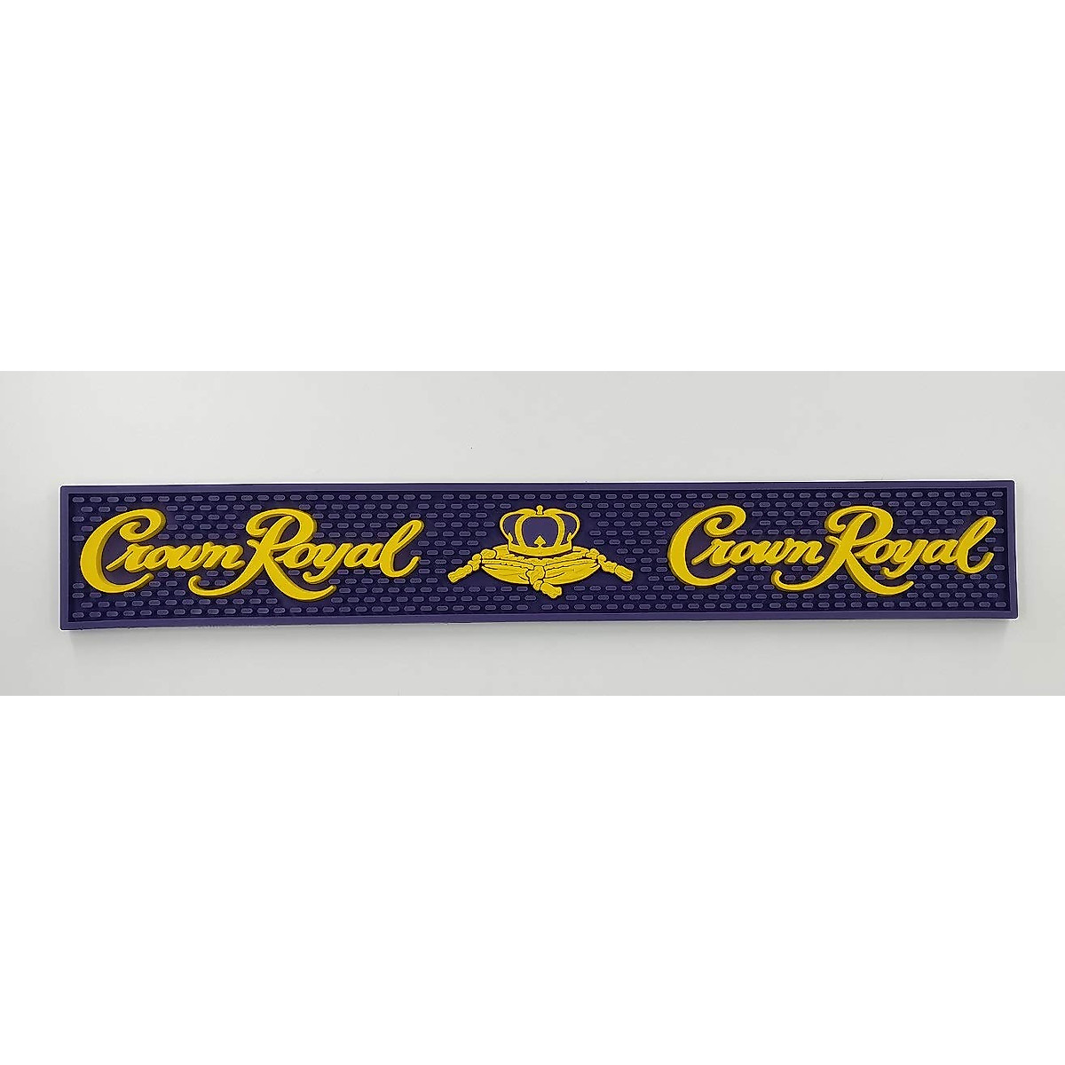 Crown Royal Rail Runner Bar Mat - Purple and Gold