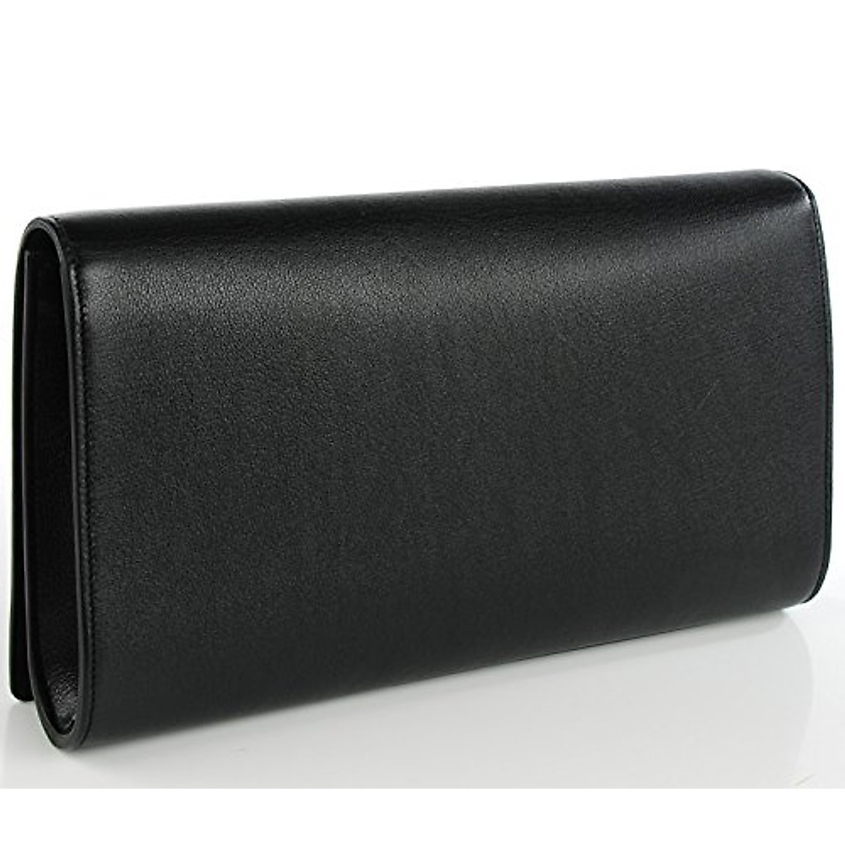 YSL Yves Saint Laurent Women's Leather Large Belle de Jour Clutch - Black