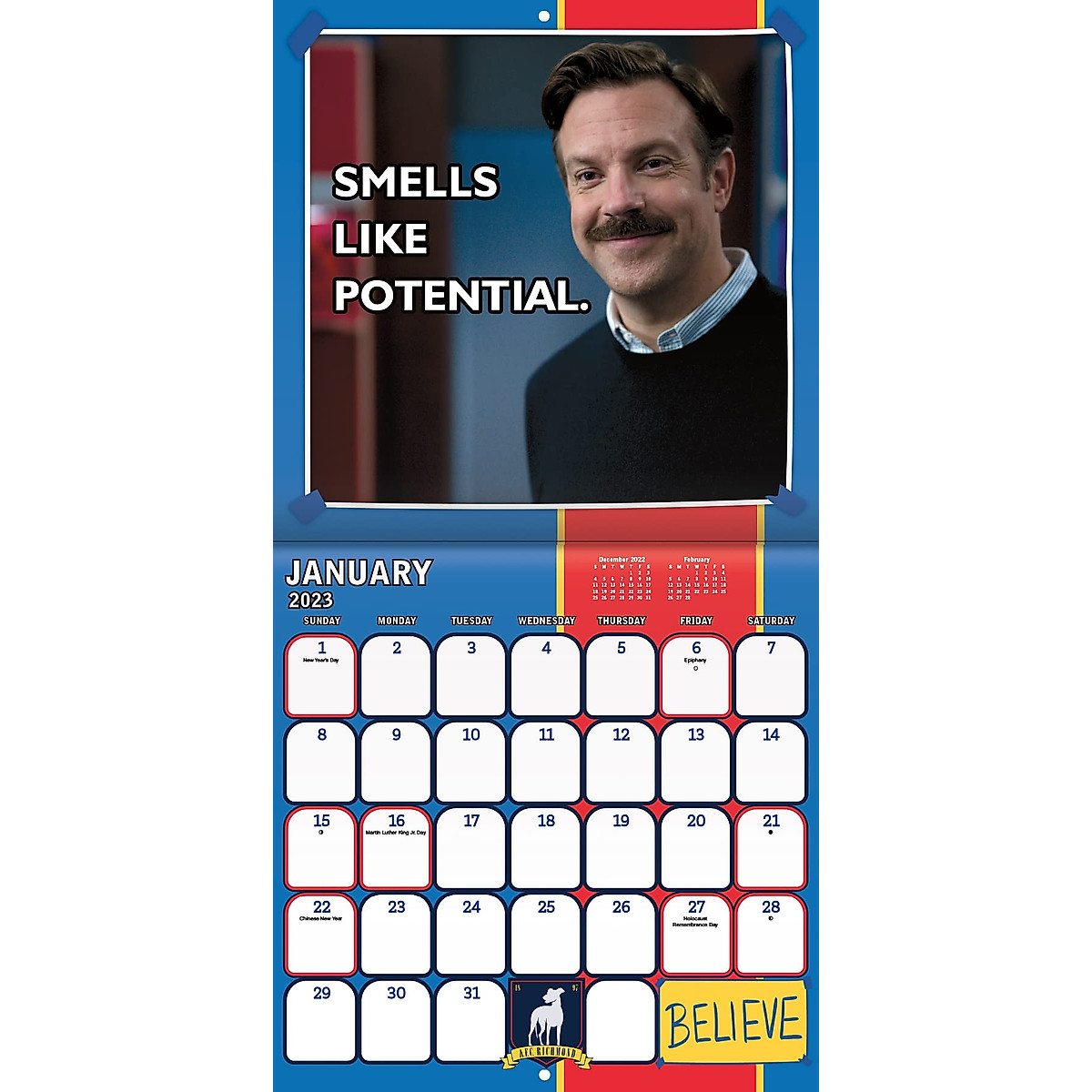 2023 Ted Lasso Wall Calendar