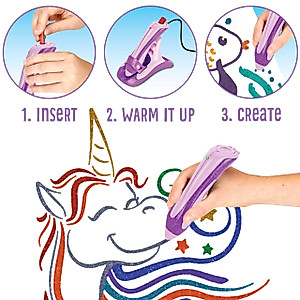 Crayola Crayon Melter Glitter, Crayon Melting Art, Gift for Kids, Ages 8, 9, 10, 11, Multi