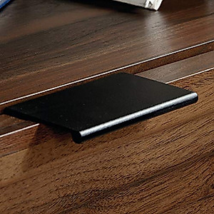 Sauder Harvey Park Credenza, for TVs up to 70", Grand Walnut finish