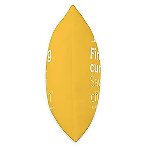 St. Jude Children's Research Hospital St. Jude Finding Cures. Saving Children. Yellow Throw Pillow, 16x16, Multicolor