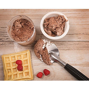 Ice Cream Spade - Stainless Steel Ice Cream Paddle for Hard or Creamy Ice Cream - Ice Cream Scoop with Comfortable Plastic Handle - Heavy Duty Strong, Durable Bend Proof Ice Cream Scooper