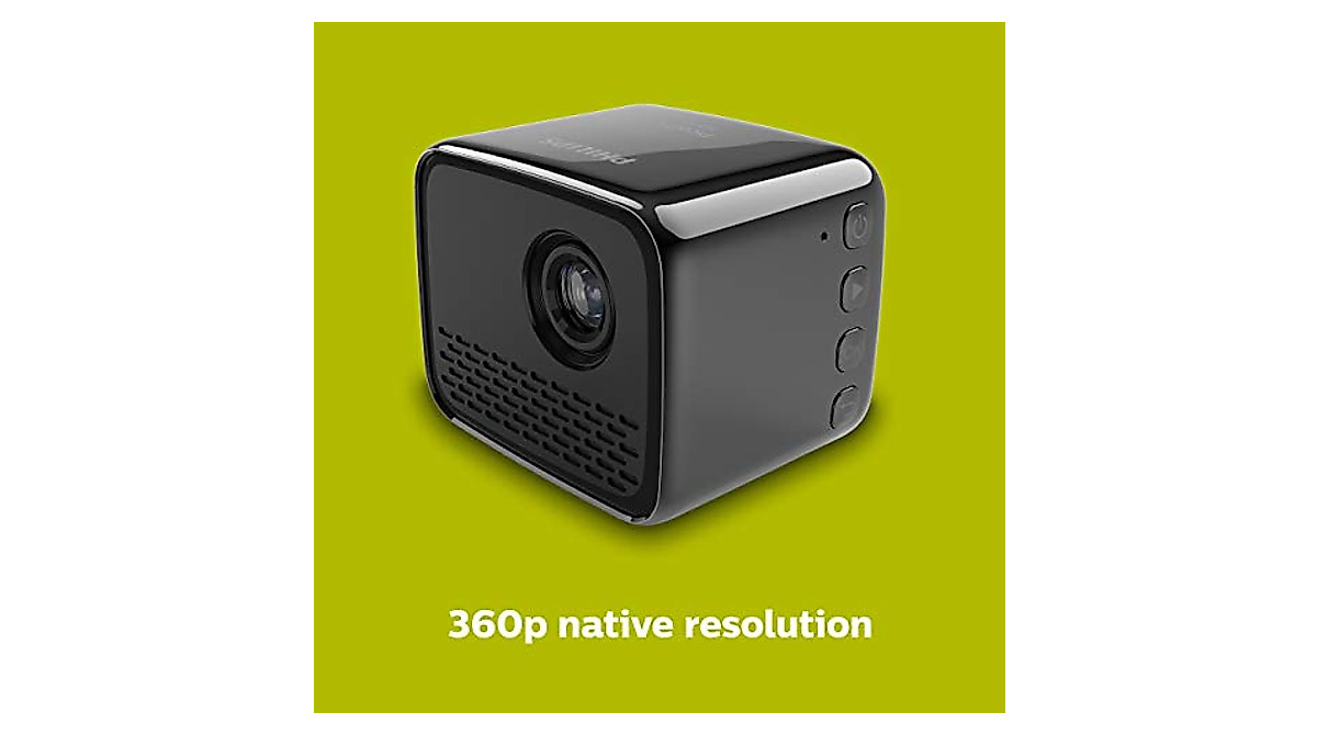 Philips PicoPix Nano Mini Projector | Wireless LED DLP Portable
