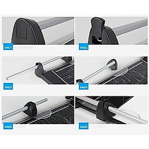 RMENST Paper Trimmer for Photo Paper, Film, Art Paper Jam, Office Paper, Thin Plastic Soft Board,Cutting Table,Professional Rolling Trimmer
