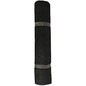 Shatex 90% Sun Shade Fabric for Pergola Cover Porch Vertical Screen, 8x15ft Black