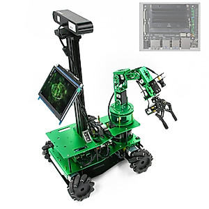 Yahboom Rosmaster X3 Plus Jetson Nano 6-DOF Moveit Robotic Arm Programmable AI Robot Car Kit for Adults Engineering Student (Jetson Nano NOT Include)