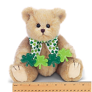 Bearington Conner Clovers Irish Plush Stuffed Animal Teddy Bear, 10"