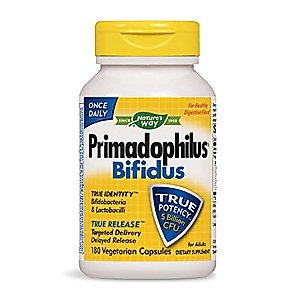Nature's Way Primadophilus Bifidus, 180 Vcaps