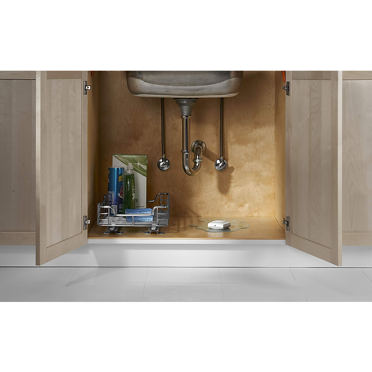 Resideo RCHW3610WF1001/N Wi-Fi Water Leak Detector, 1.2, White