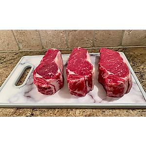 Elle Decor Premium Marble Cutting Board-Medium Chopping Block with Easy Grip Handle-Ideal for Kitchen and Serving Fruits, Vegetables and Cheese-Dishwasher Safe