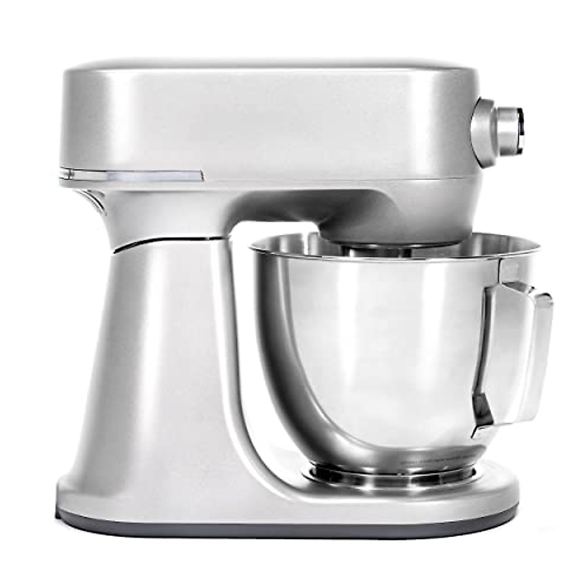 GE Tilt-Head Electric Stand Mixer | 7-Speed, 350-Watt Motor | Includes 5.3-Quart Bowl, Flat Beater, Dough Hook, Wire Whisk & Pouring Shield | Countertop Kitchen Essentials | Granite Gray