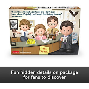 Little People Collector The Office US TV Series Special Edition Set in Display Gift Box for Adults & Fans, 4 Figures