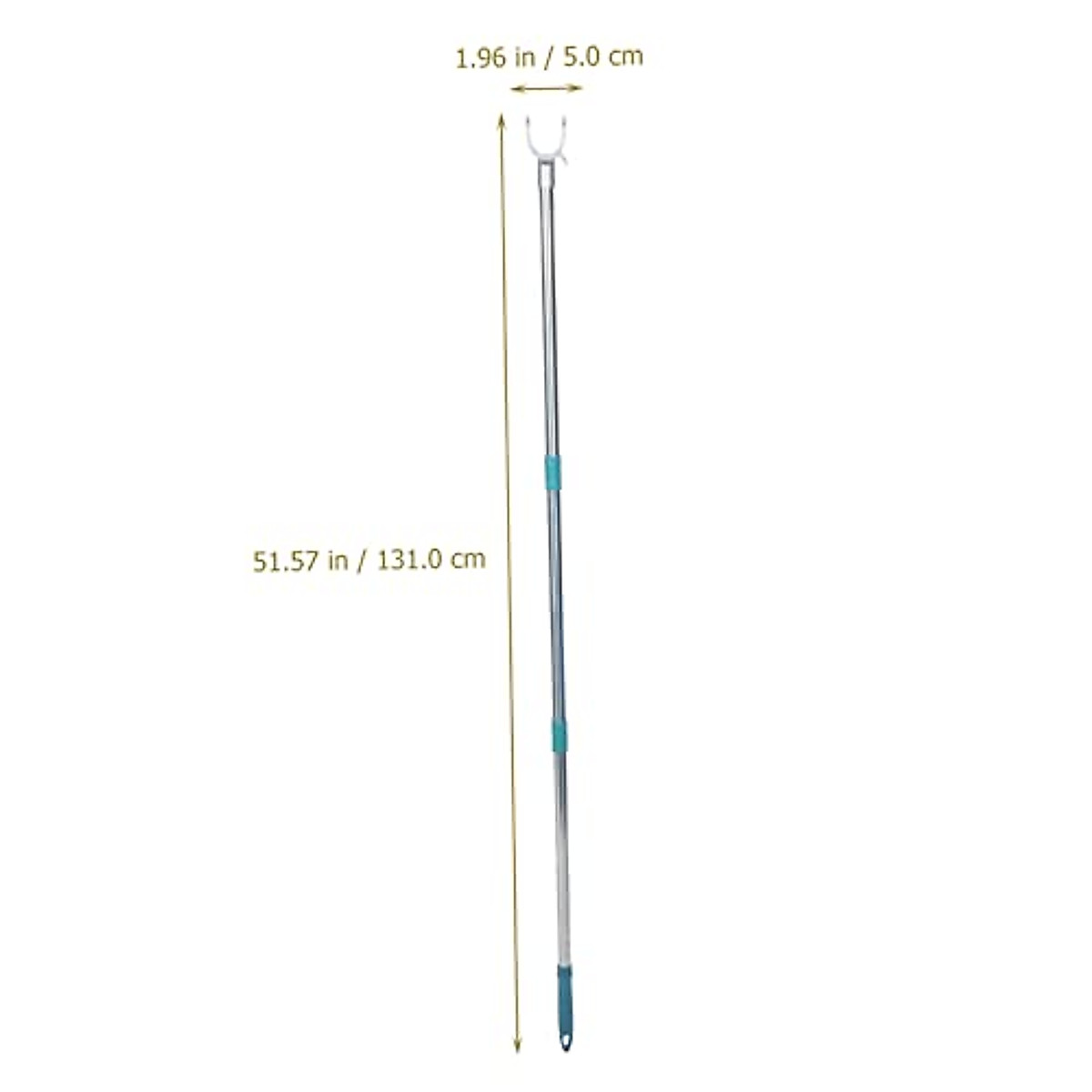 Zerodeko 3pcs Stitching Clothes Rail Ceiling Hook Outdoor Stuff Drying Rack Clothing Outdoor Retractable Closet Pole Clothes Drying Rack Utility Hooks Multi-Purpose Clothes Rods Alloy Tool