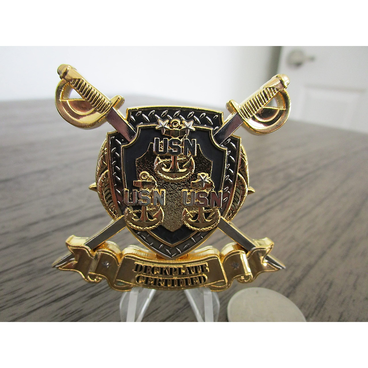 United States Navy The Goat Locker Approved Chief Petty Officer Challenge Coin