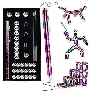 Fidget Pen Toys For Ages 8-13 - Magnetic Pen Magnets For Kids - Teen Girl Boy Gift Trendy Stuff - Gift For Teenage Boys Girls - Cool Things Toy For Boy Age 8-12 - Gift For 10 11 12 13 14 Year Old Girl