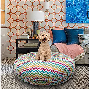 Bessie and Barnie Signature Ocean Wave Luxury Extra Plush Faux Fur Bagel Pet/Dog Bed (Multiple Sizes)