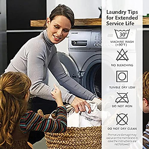 UYIDSNOF L Shape Sofa Covers, Corner Sofa Cover, Stretch Sofa Slipcovers L Shape Spandex Fabric Sectional Sofa Cover for 1/2/3/4 Seater Sofa with 1 Pieces Pillow Case,Blue,4 Seater/Sofa