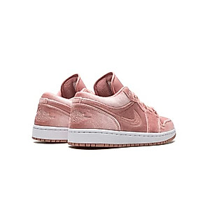 Jordan Womens WMNS Air Jordan 1 Low SE DQ8396 600 Pink Velvet - Size 6.5W