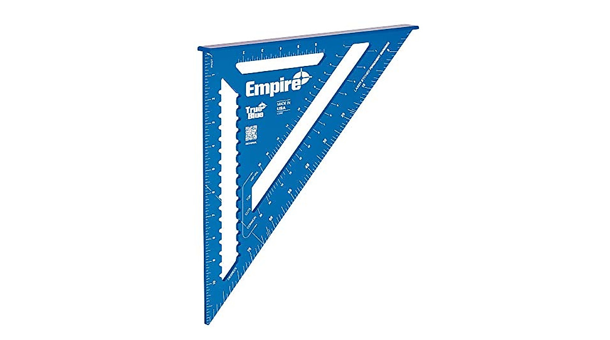 Empire Level Heavy-Duty 12-Inch Hi-Vis Rafter Square for Builders