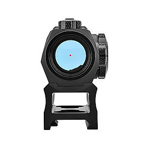 Cyelee T10 Red Dot Sight 1x20mm 2MOA Shake Awake Rifle Scope with Absolute Co Witness Riser